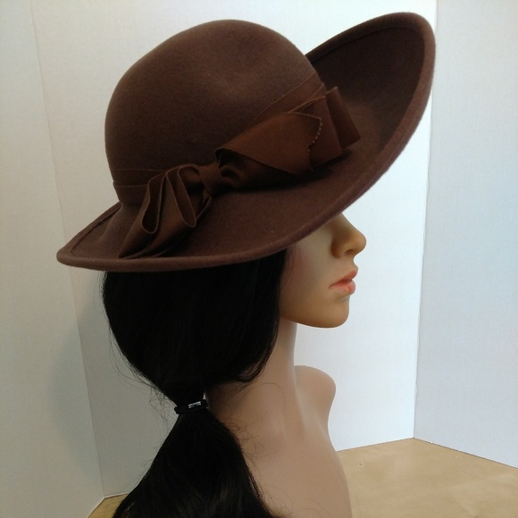 John Hann | Accessories | Vintage 96s Fur Felted Wide Brim Hat | Poshmark
